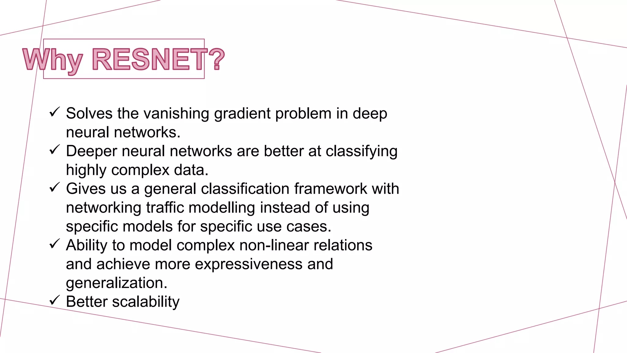 Machine learning for encrypted traffic using restnet | PPT