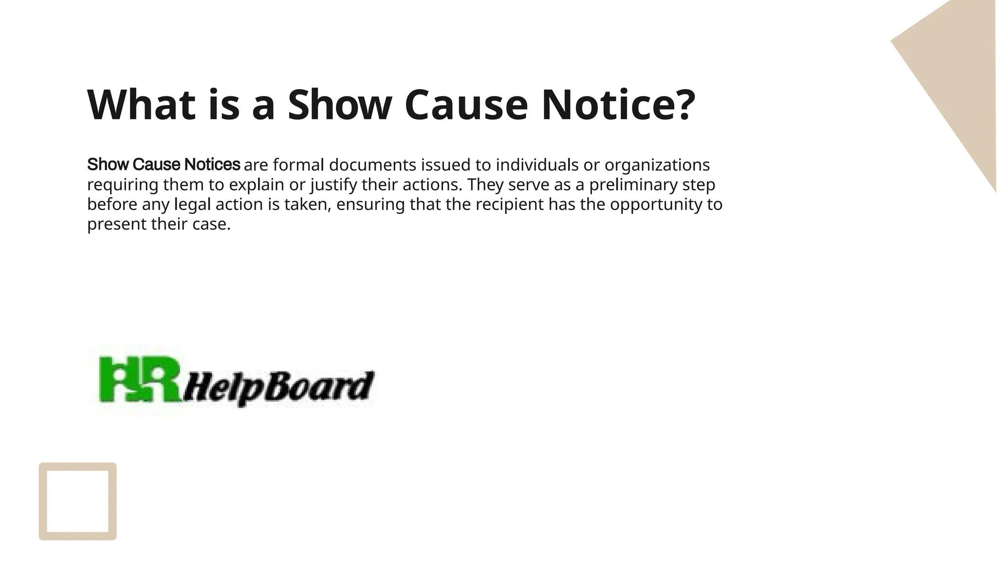 show-cause-notice-sample , Show Cause Notice Format | PPTX