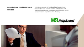 show-cause-notice-sample , Show Cause Notice Format | PPTX