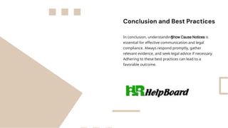 show-cause-notice-sample , Show Cause Notice Format | PPTX