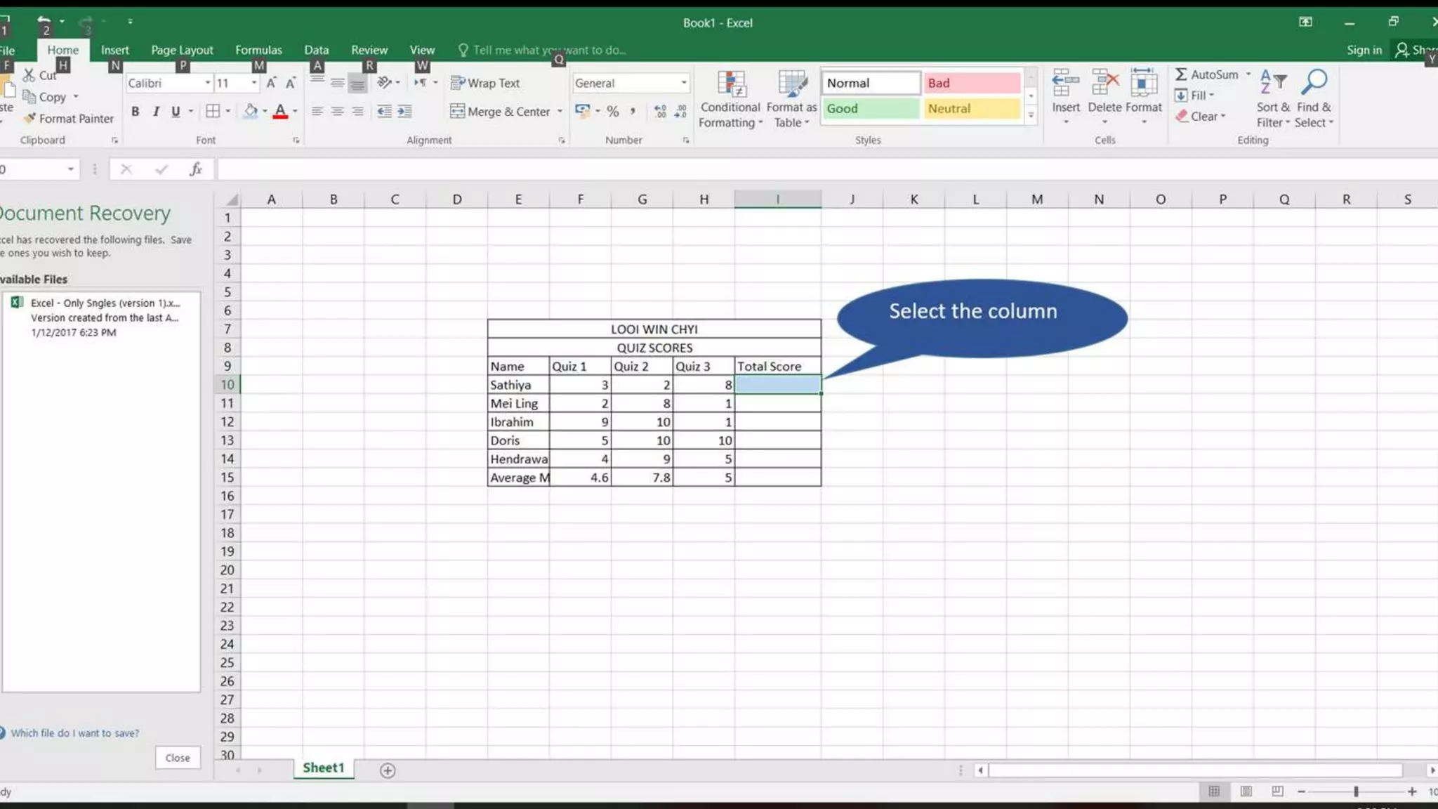 How to use autosum formula | PPT