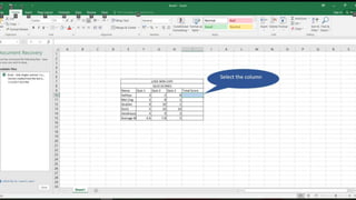 How to use autosum formula | PPTX