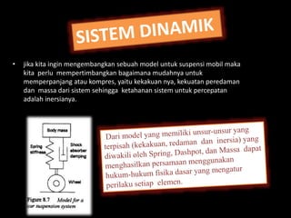 Matakuliah Dasar-dasar Instrumentasi (System Models) | PPT
