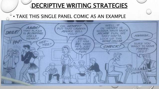 Showing VS Telling and Descriptive writing strategies | PPT