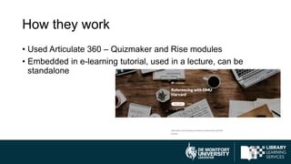 ARLG 2019: A Richards Show and tell | PPT