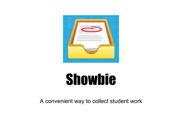 Showbie pilot-website | PPT
