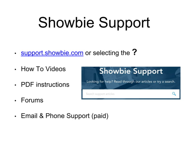 Showbie pilot-website | PPT