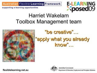 The benefits of using Flexible Learning Toolboxes | PPT