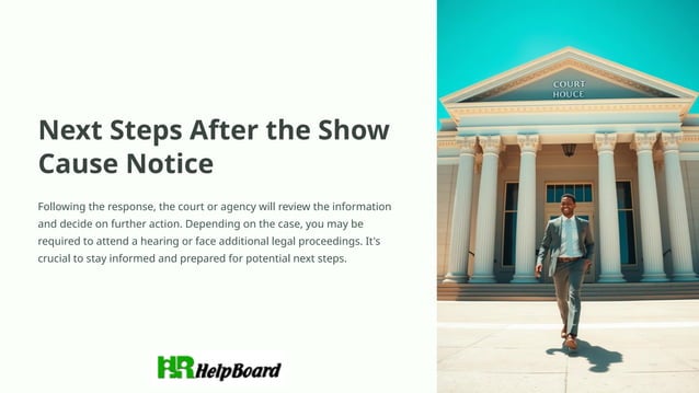 Show Cause Notice, Order to Show Cause Hearing | PPT