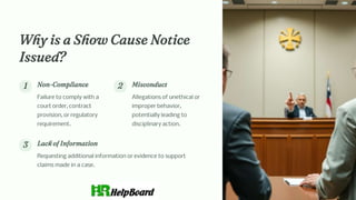 Show Cause Notice, Order to Show Cause Hearing | PPT