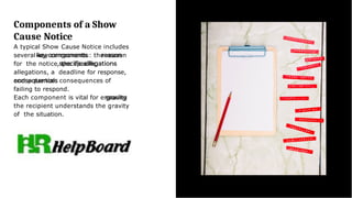 show cause notice sample , Show cause notice to employee for negligence ...