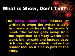 Show, Don't Tell.ppt
