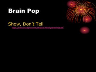 Show, Don't Tell.ppt