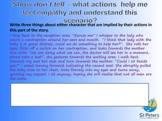 Show, not tell narrative writing | PPTX