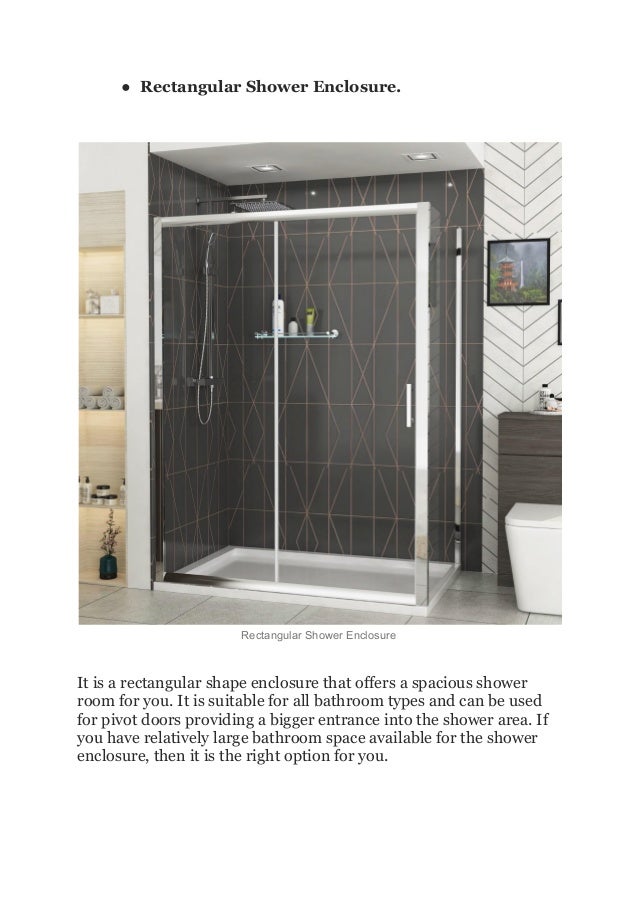 Shower Enclosure Types — Which One Should You Choose Pdf