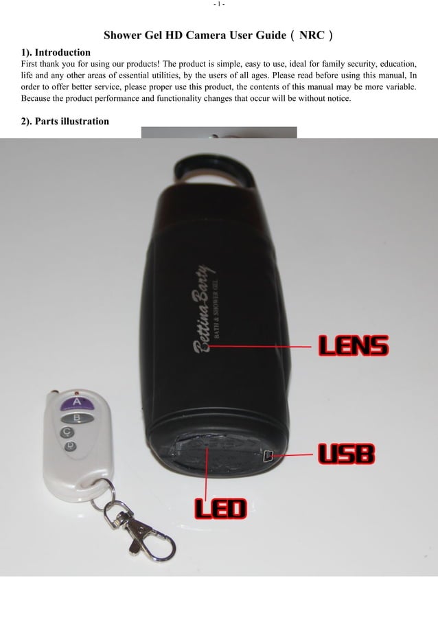 shampoo Bathroom Shower gel hd camera user guide | DOC | Cameras and ...