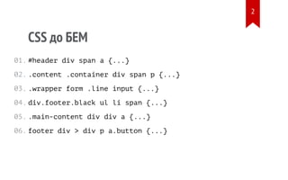 CSS по БЕМ | PDF