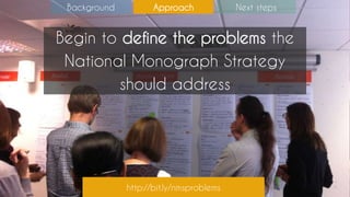 National Monograph Strategy | PPTX