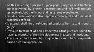 Minimal food processing | PPSX