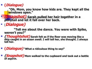 Showing Not Telling1 | PPT