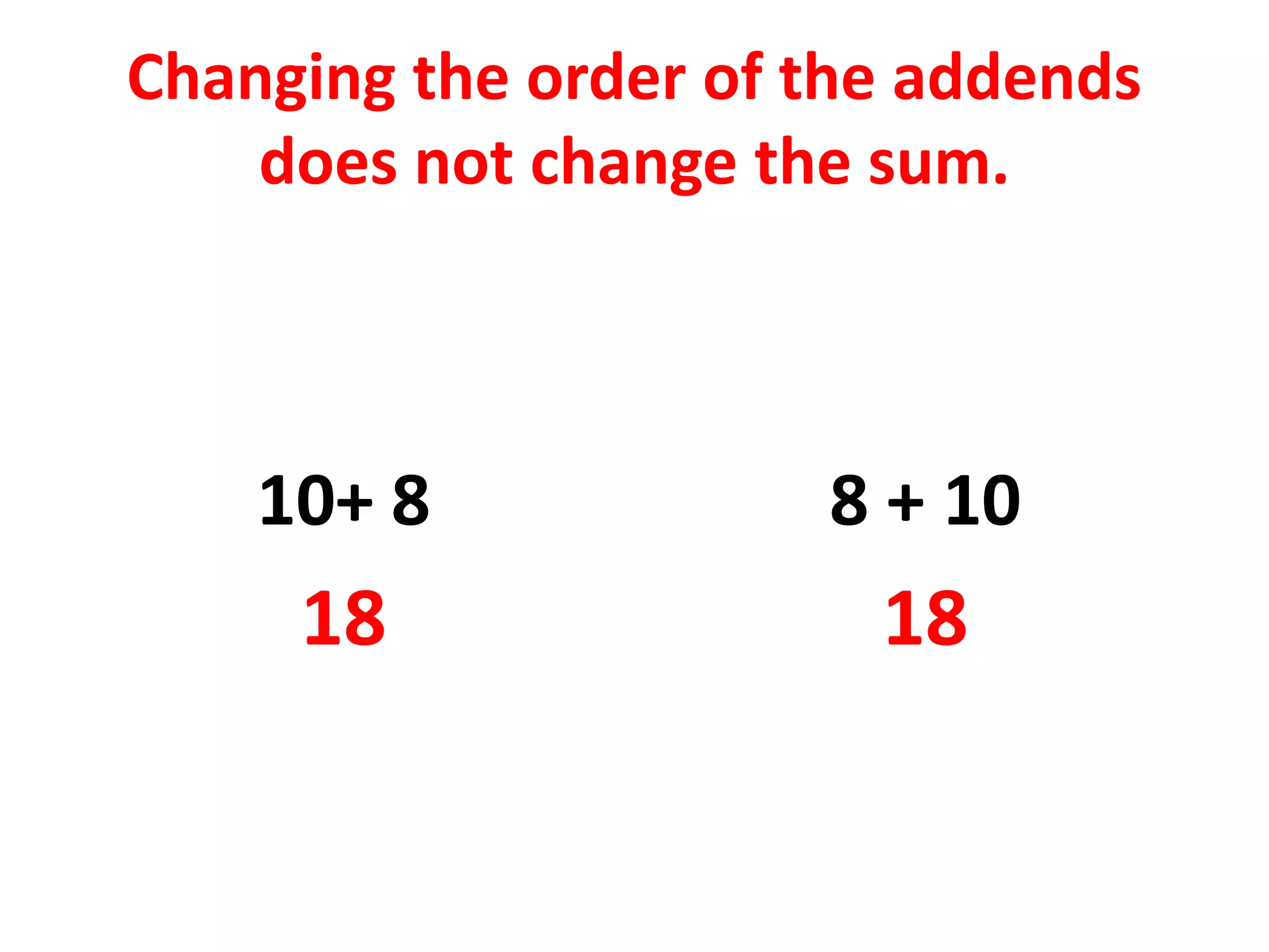 Showing the associative property of addition | PPTX