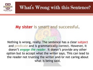 Showing vs. Telling | PDF