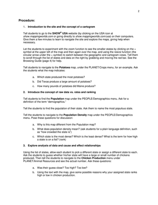 SHOW Lesson Plan | PDF