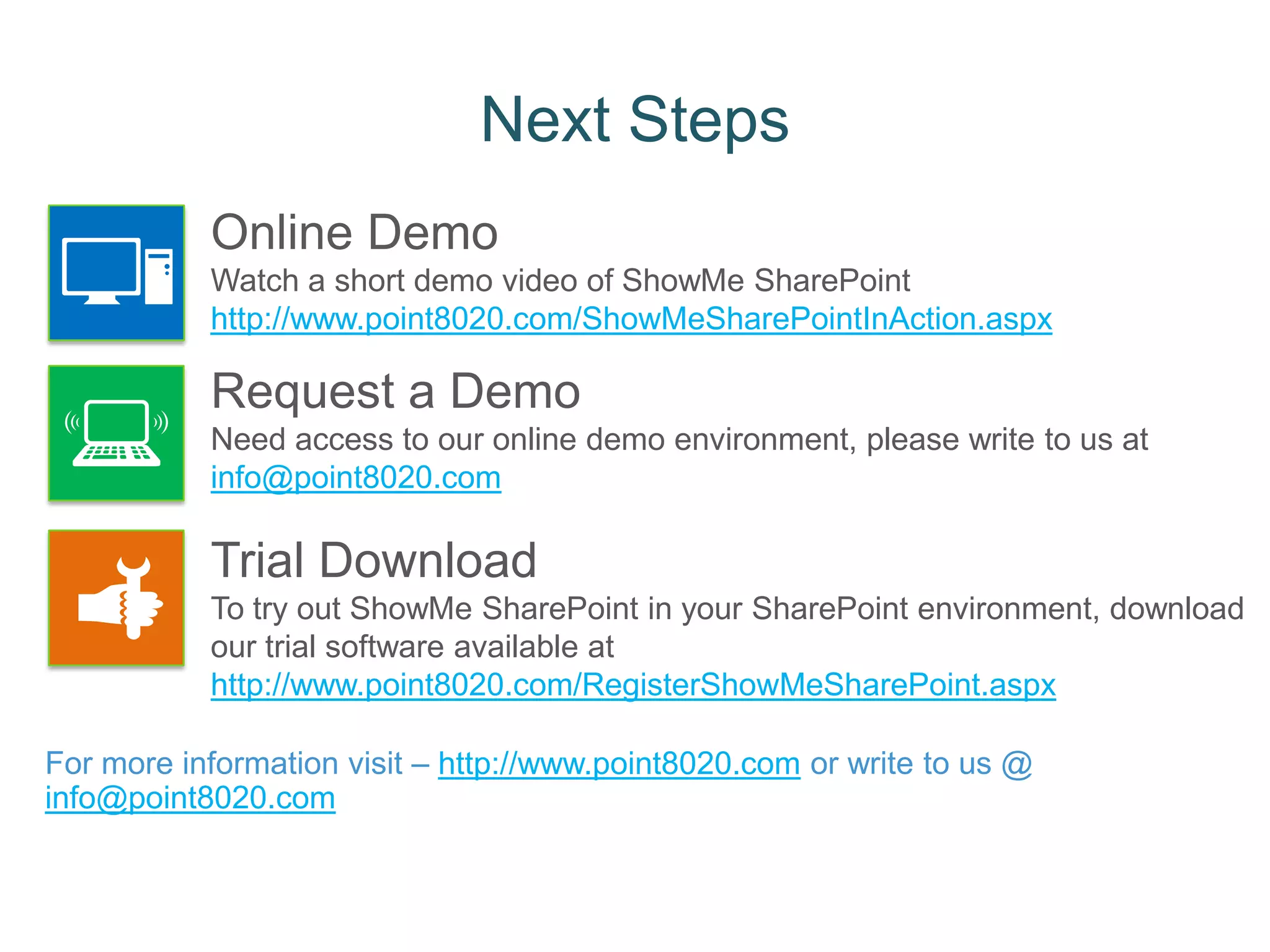 SharePoint Training for End Users | PPTX
