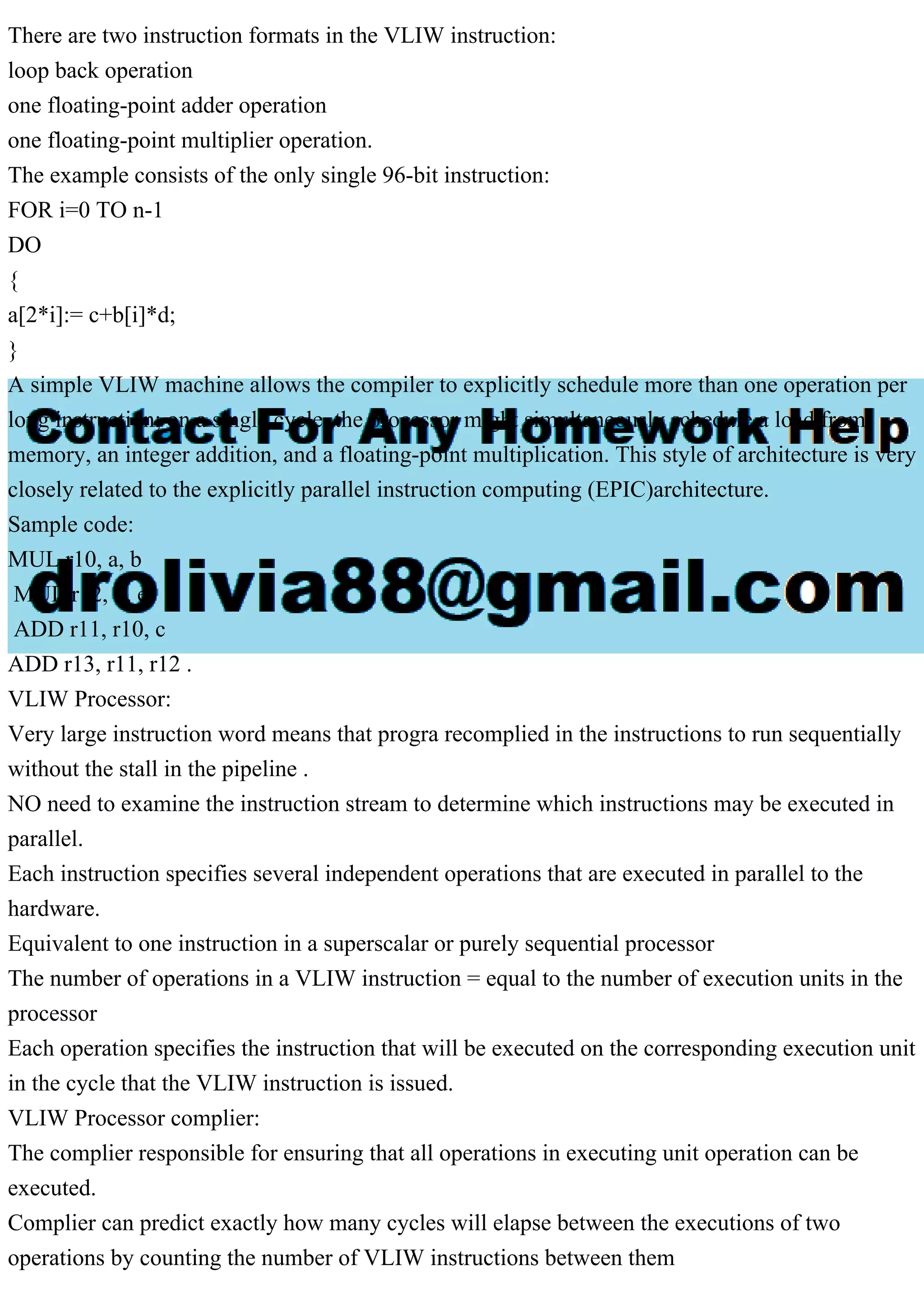 Shown below is a VLIW system in which each long instruction word gen.pdf