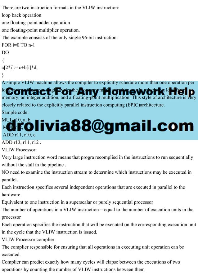 Shown below is a VLIW system in which each long instruction word gen.pdf