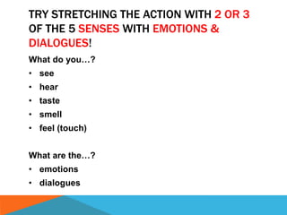 Show not tell strategy | PPT