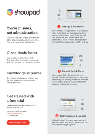 Showpad one pager b | PDF