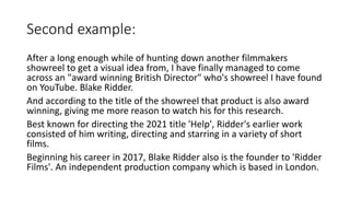 Showreel research.pptx