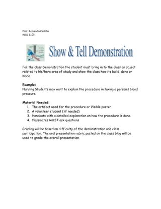 Show & tell | PDF