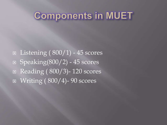 MUET | PPTX