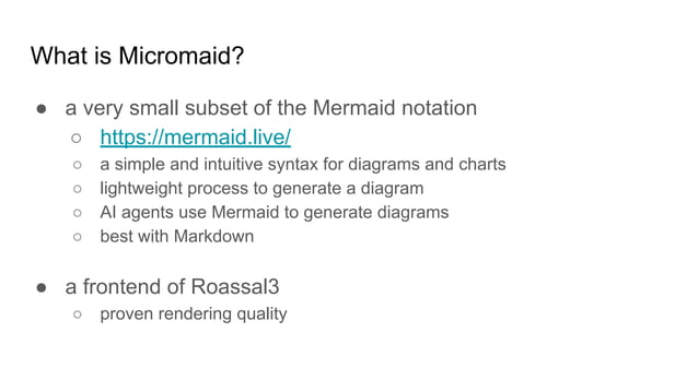 Micromaid: A simple Mermaid-like chart generator for Pharo | PDF