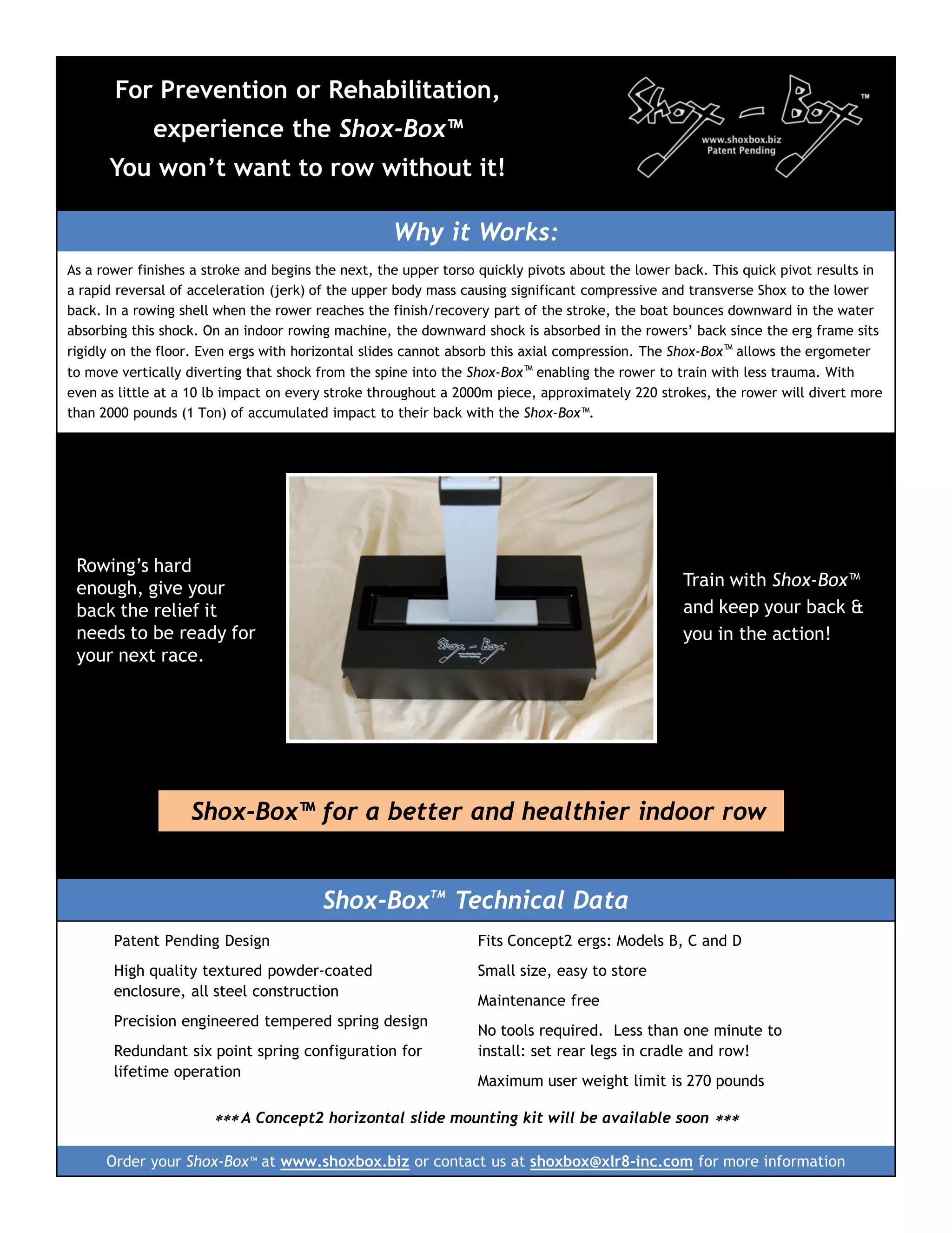 Shox Box Information | PDF