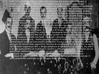 Shpallja e pavarësisë së Shqipërisë | PPTX