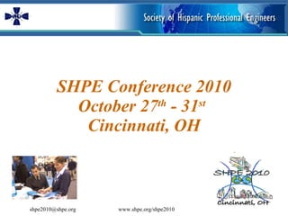SHPE 101 Presentation | PPT