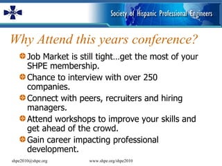 SHPE 101 Presentation | PPT