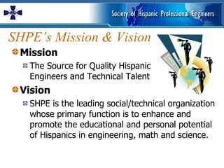 SHPE 101 Presentation | PPT