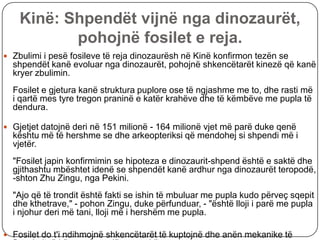 Evolucioni i Shpendeve | PPTX