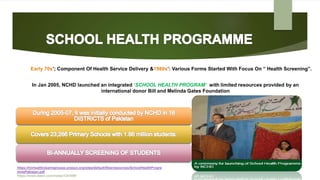 School Health Programme Pakistan | PPTX