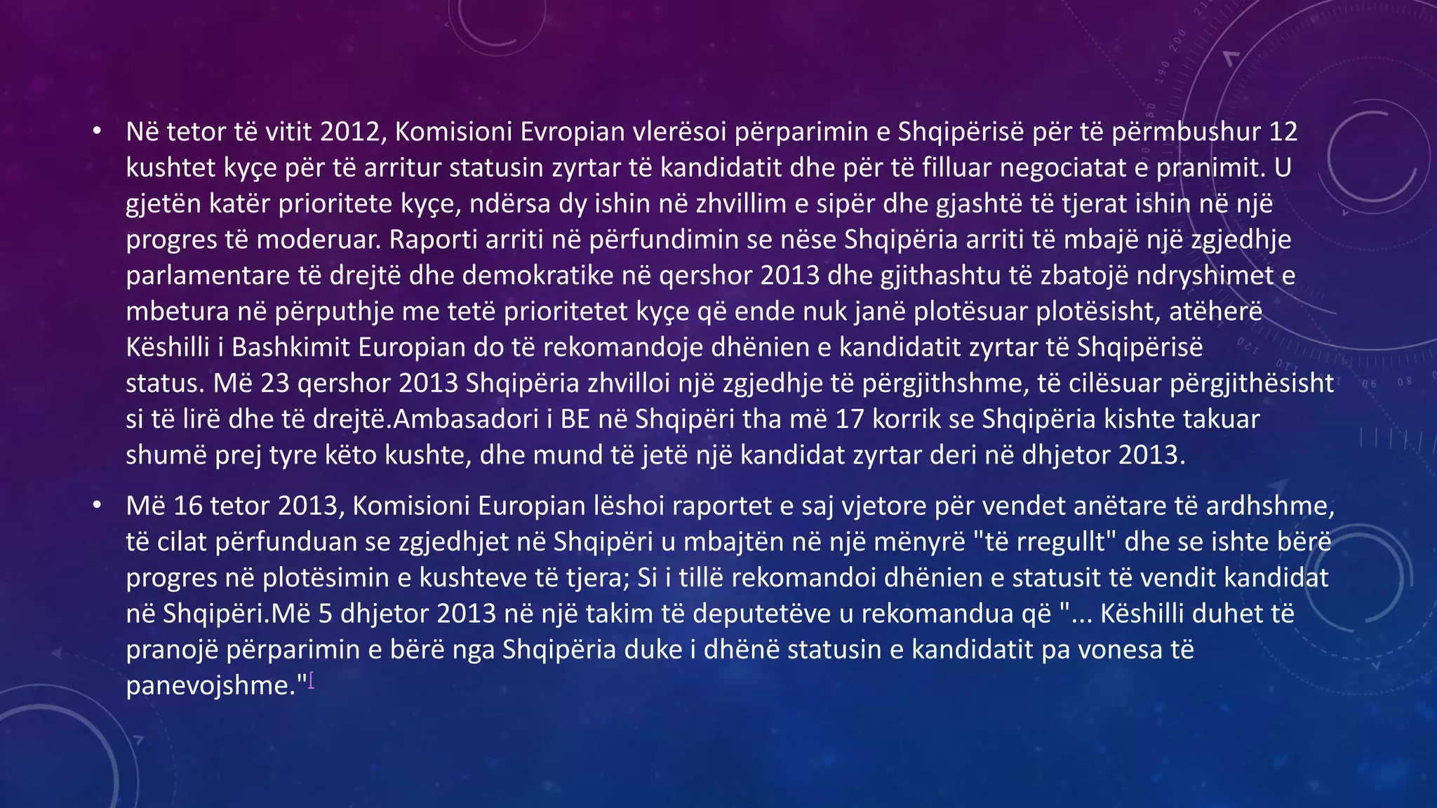 Shqiperia dhe Bashkimi Europian | PPTX