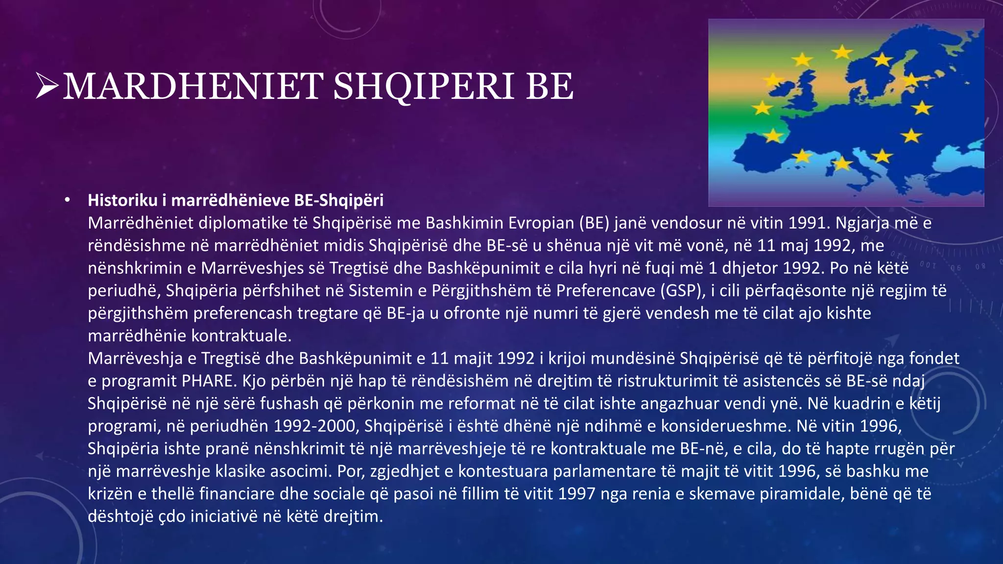 Shqiperia dhe Bashkimi Europian | PPTX