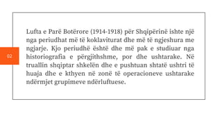 Shqipëria në Luftën e Parë Botërore | PDF