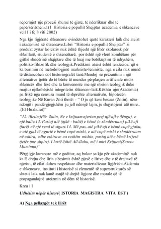 Shqiptaret dhe Islami | DOCX