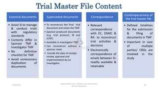 Trial Master File (TMF/eTMF) | PPTX