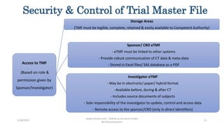 Trial Master File (TMF/eTMF) | PPTX