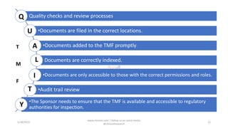 Trial Master File (TMF/eTMF) | PPTX